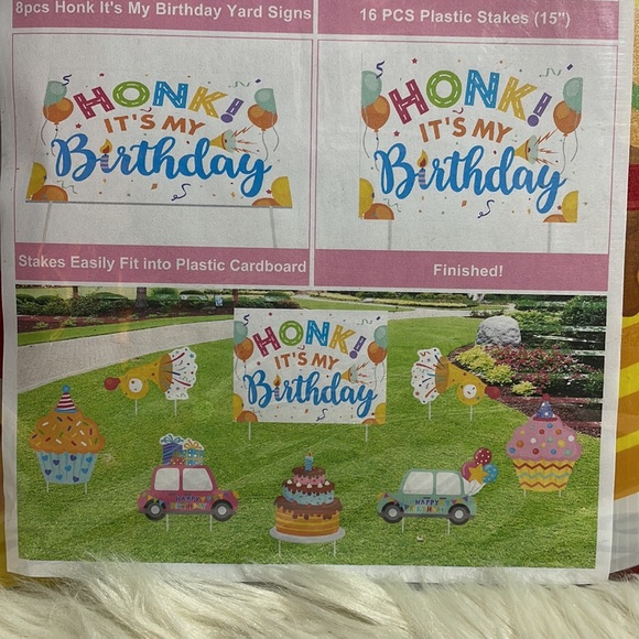 Huray Rayho | Party Supplies | Honk Its My Birthday Yard Sign | Poshmark